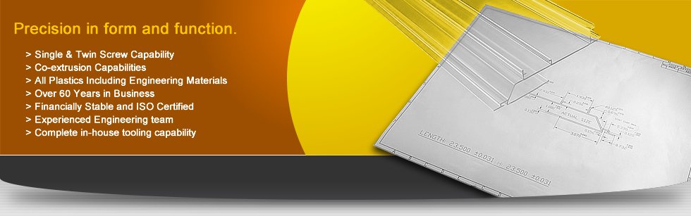 Plastic Extrusion Products | Custom Profiles & Shapes